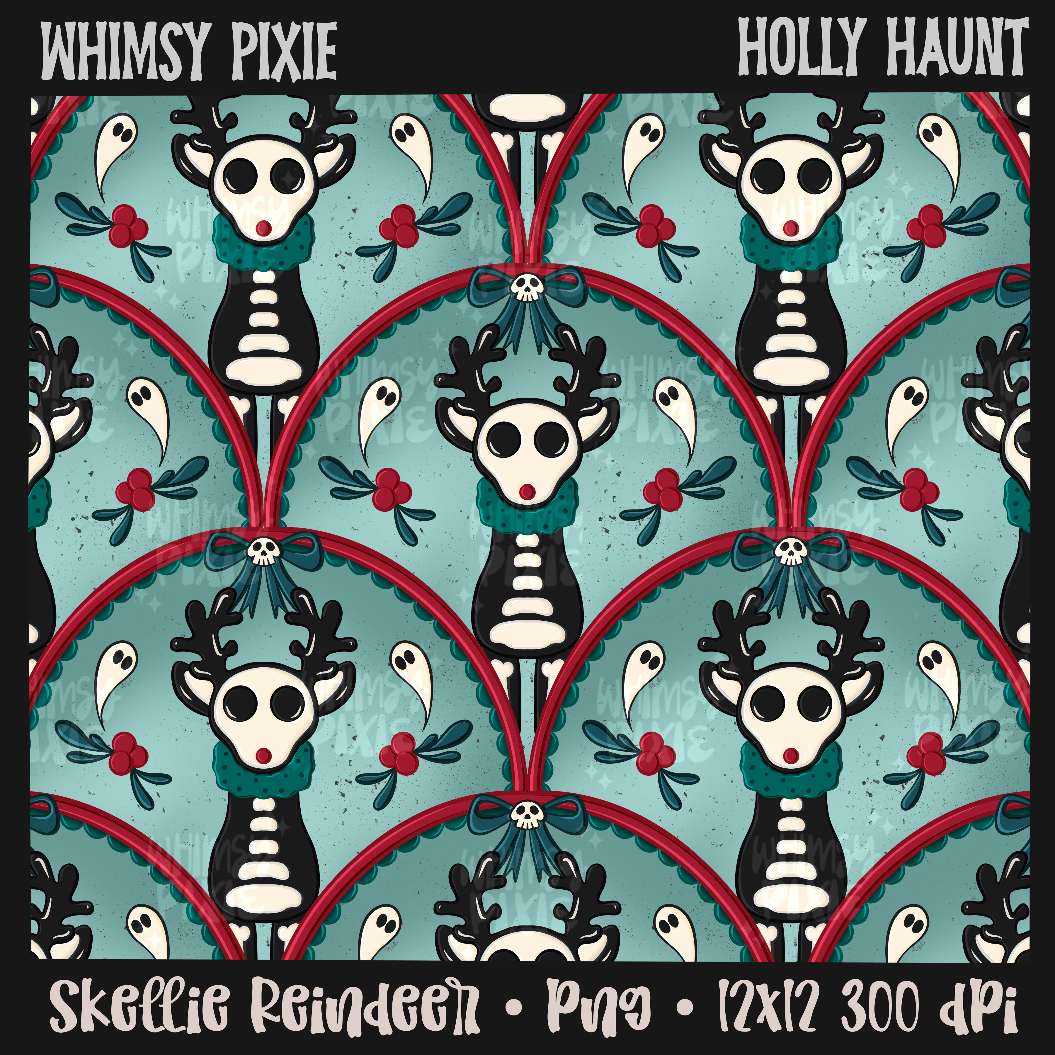 Skellie Reindeer – Whimsy Pixie Designs