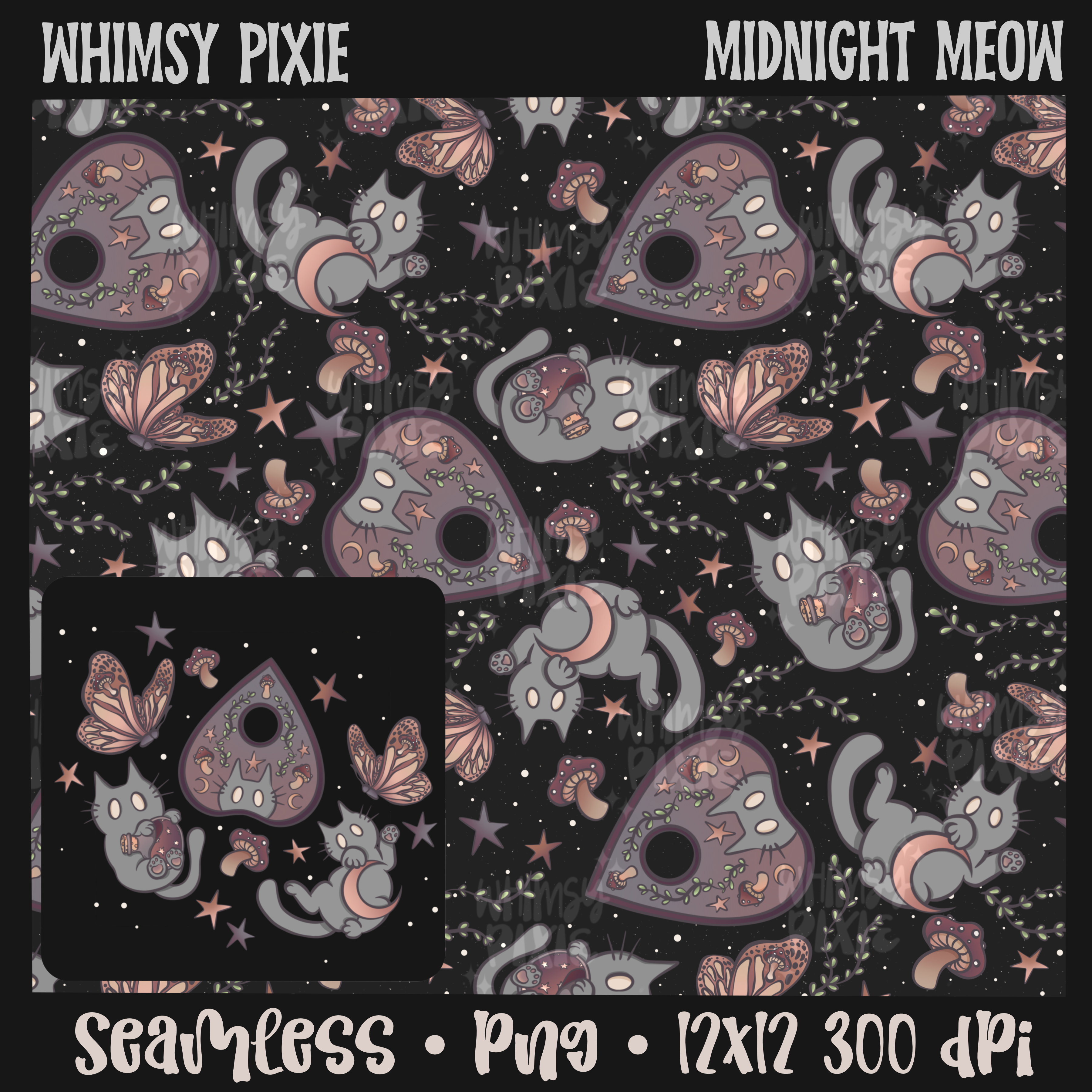 Midnight Meow – Whimsy Pixie Designs
