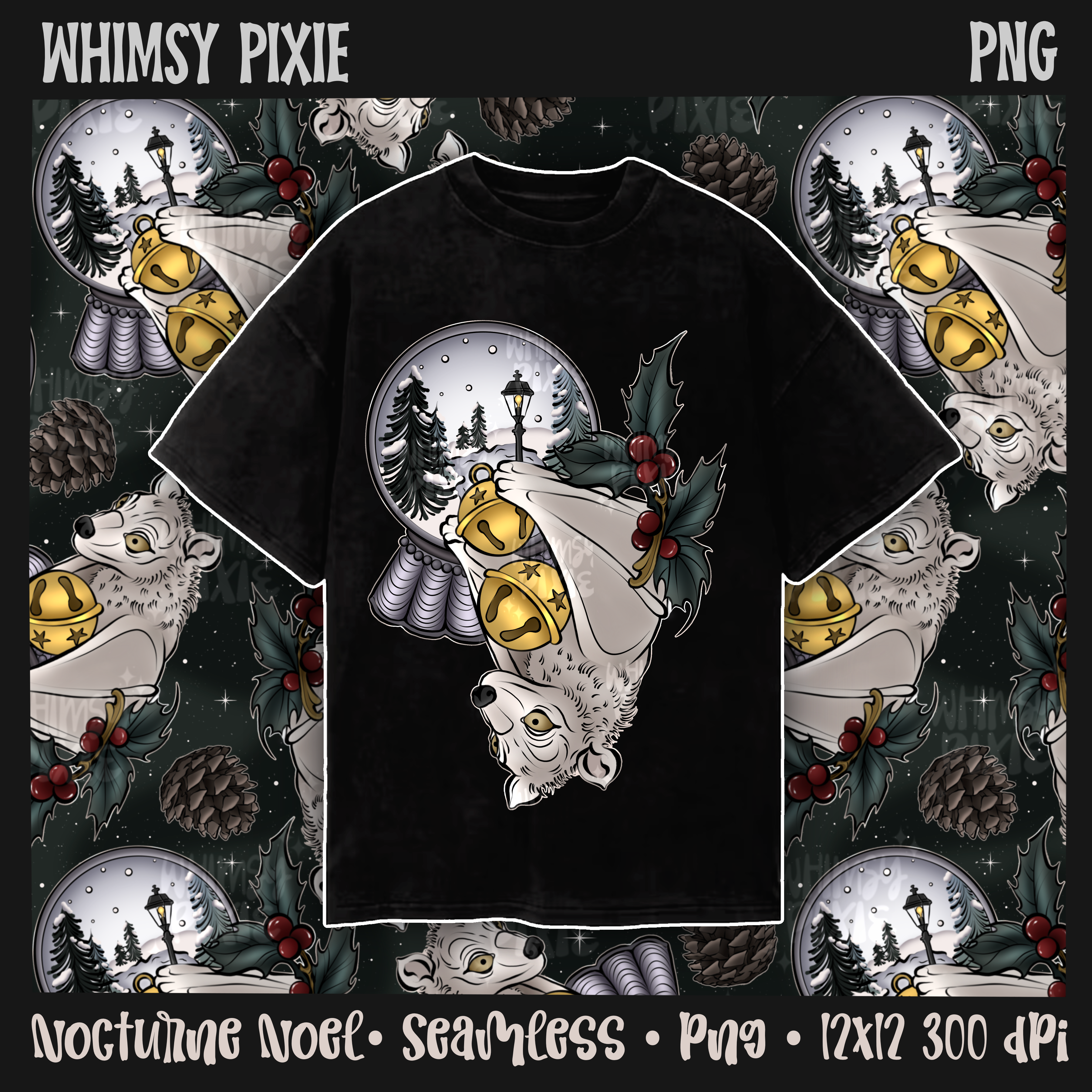 Nocturne Noel PNG – Whimsy Pixie Designs